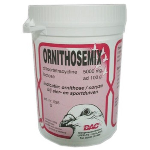 Ornithosemix 100gr - Ornithosis - Mycoplasmosis - by DAC